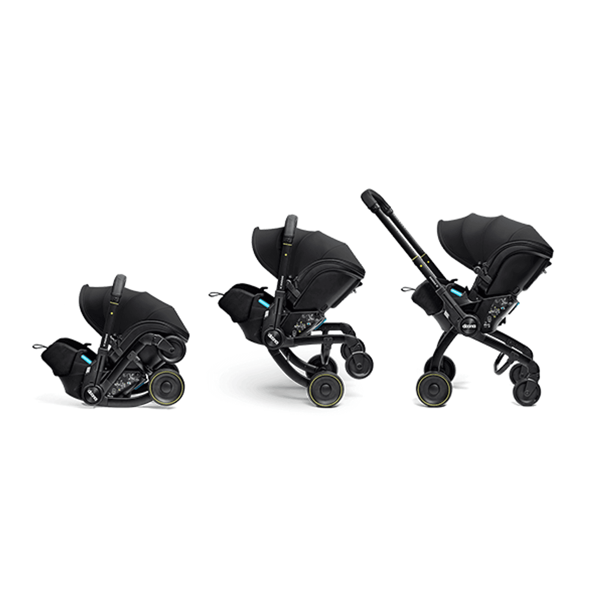 Doona | Doona X Baby Bilstol 0-13 kg og Trille | Nitro Black - Rudo.no